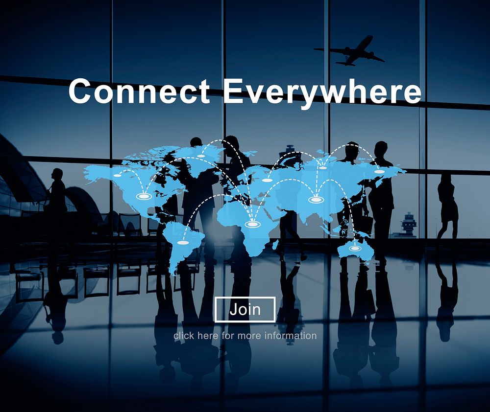Connect Everywhere Global Network Worldwide | Free Photo - rawpixel