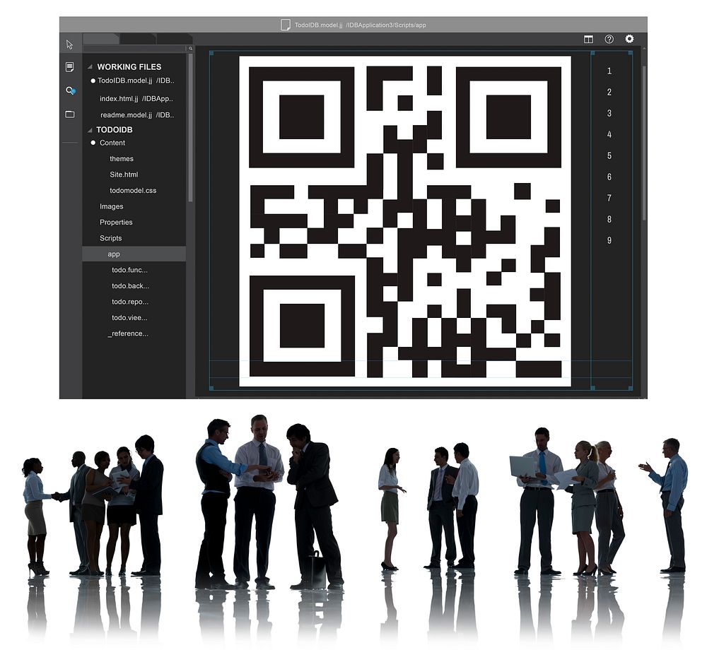 QR Code Encryption Interface Coding | Free Photo - rawpixel