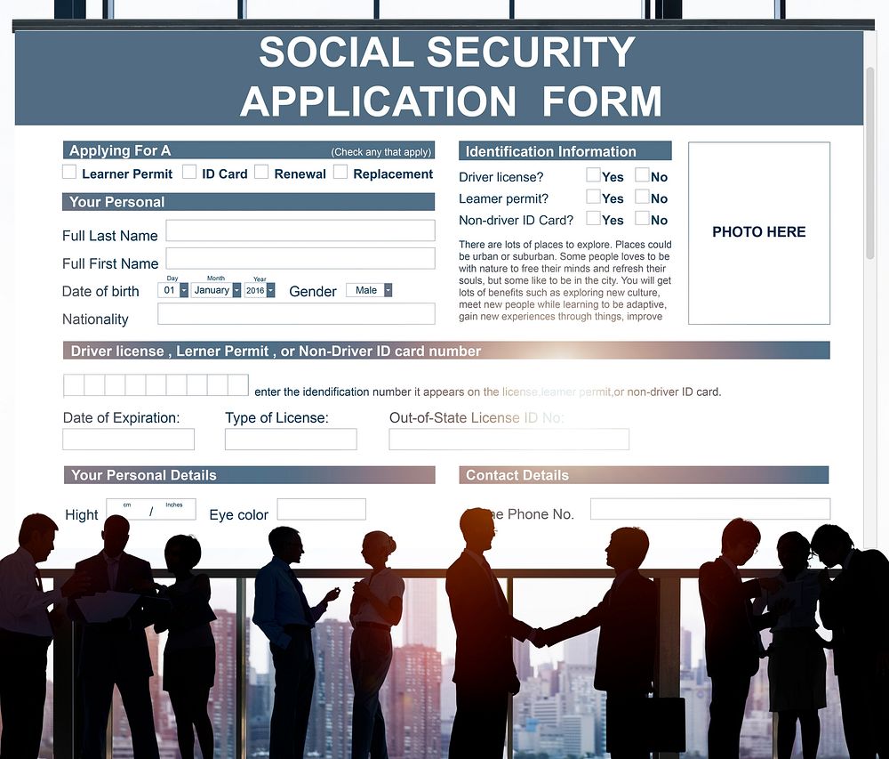 Social Security Application Form Concept | Free Photo - rawpixel