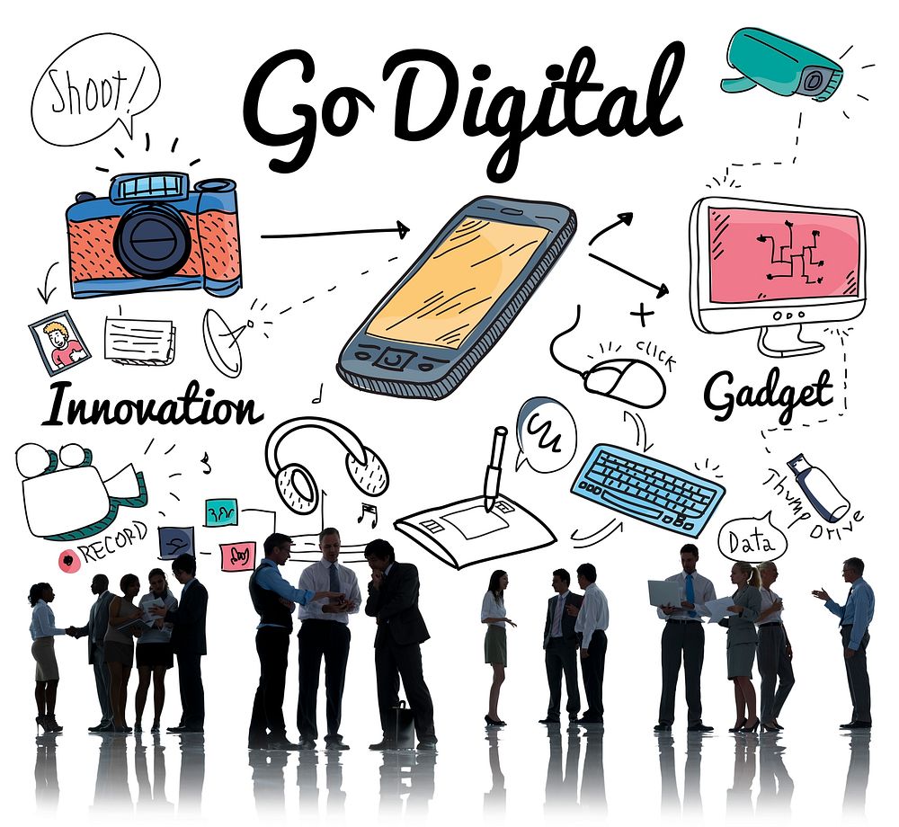 Go Digital Electronic Information Technology | Free Photo - rawpixel