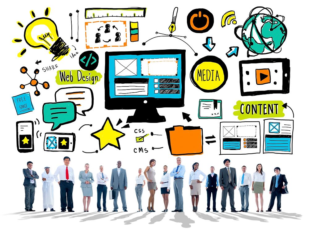 Business People Web Design Content | Free Photo - rawpixel