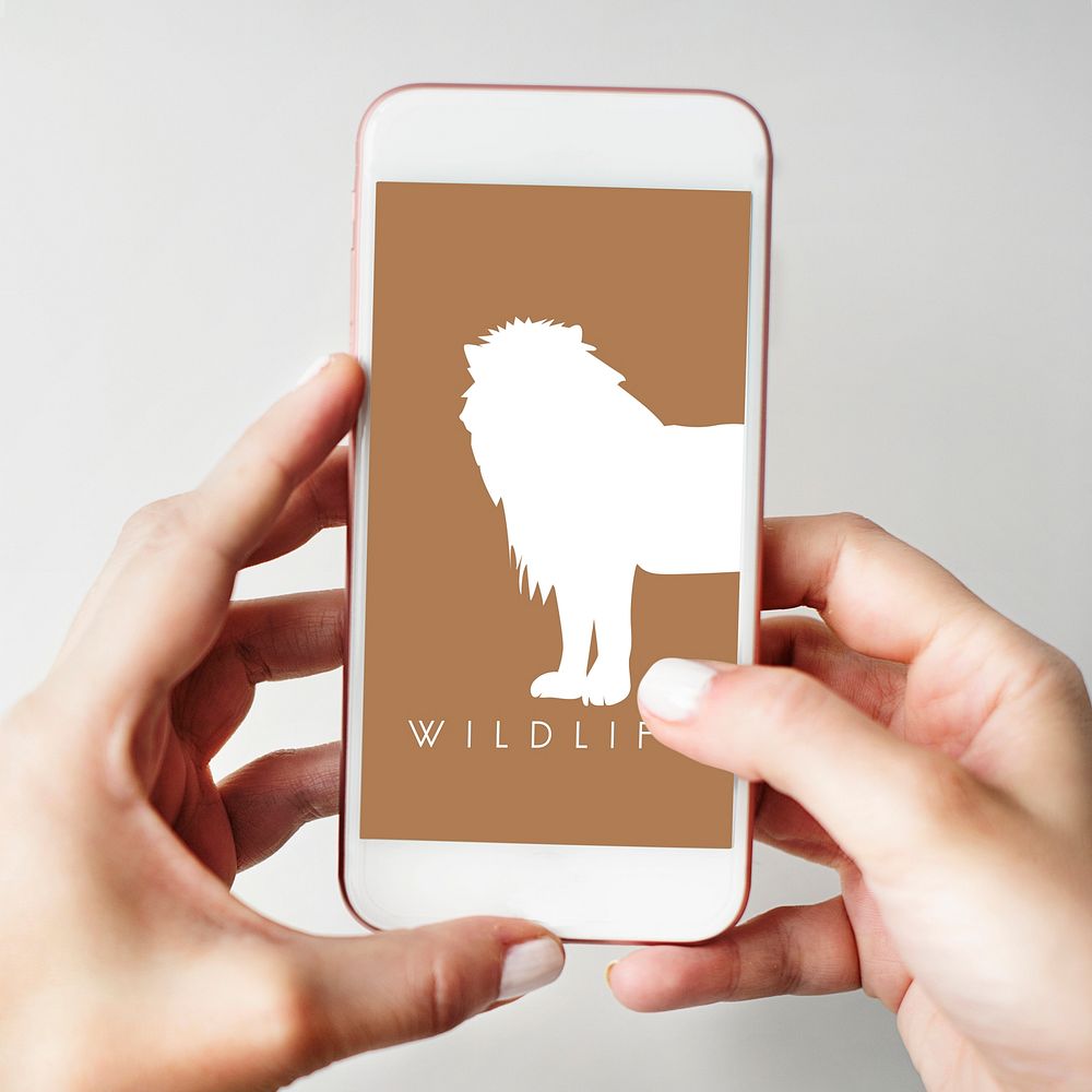 Animal Wildlife Word Lion Graphic | Free Photo - rawpixel