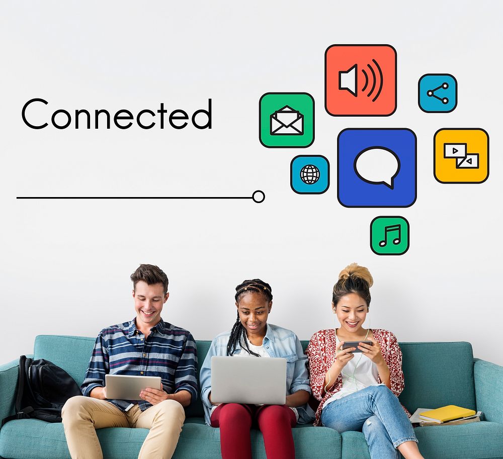 Get Touch Connection Online Icon | Free Photo - rawpixel