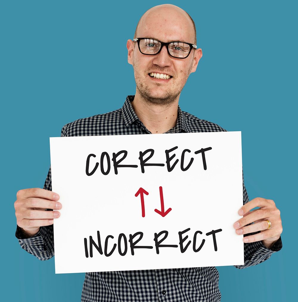 Correct Incorrect Worst Best Opposite | Free Photo - rawpixel