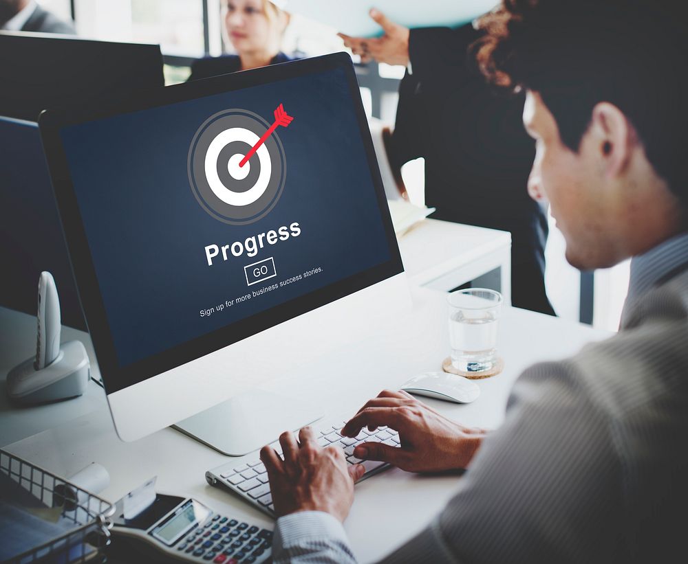 Progress Development Imrpovement Advancement Concept | Premium Photo ...