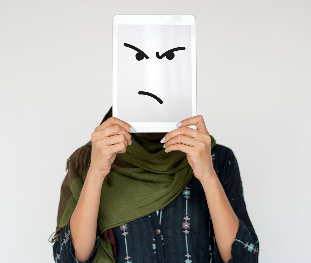 Illustration aggressive madness face banner | Premium Photo - rawpixel