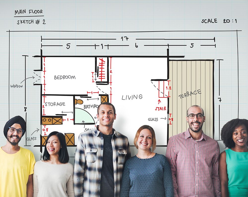 Blueprint Architecture Interior Design Structure | Premium Photo - rawpixel