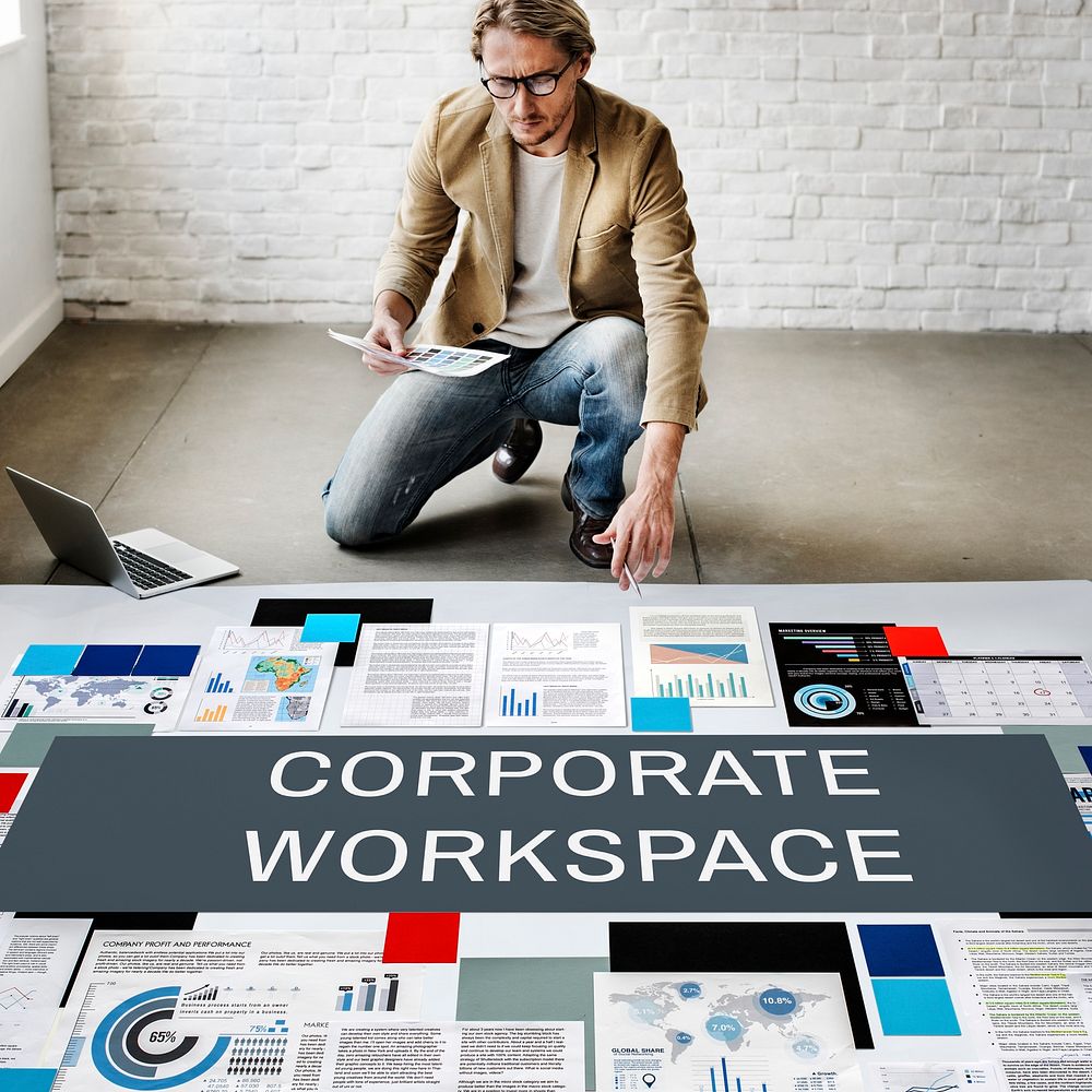 Corporate Workspace Company Enterprise Concept | Premium Photo - rawpixel
