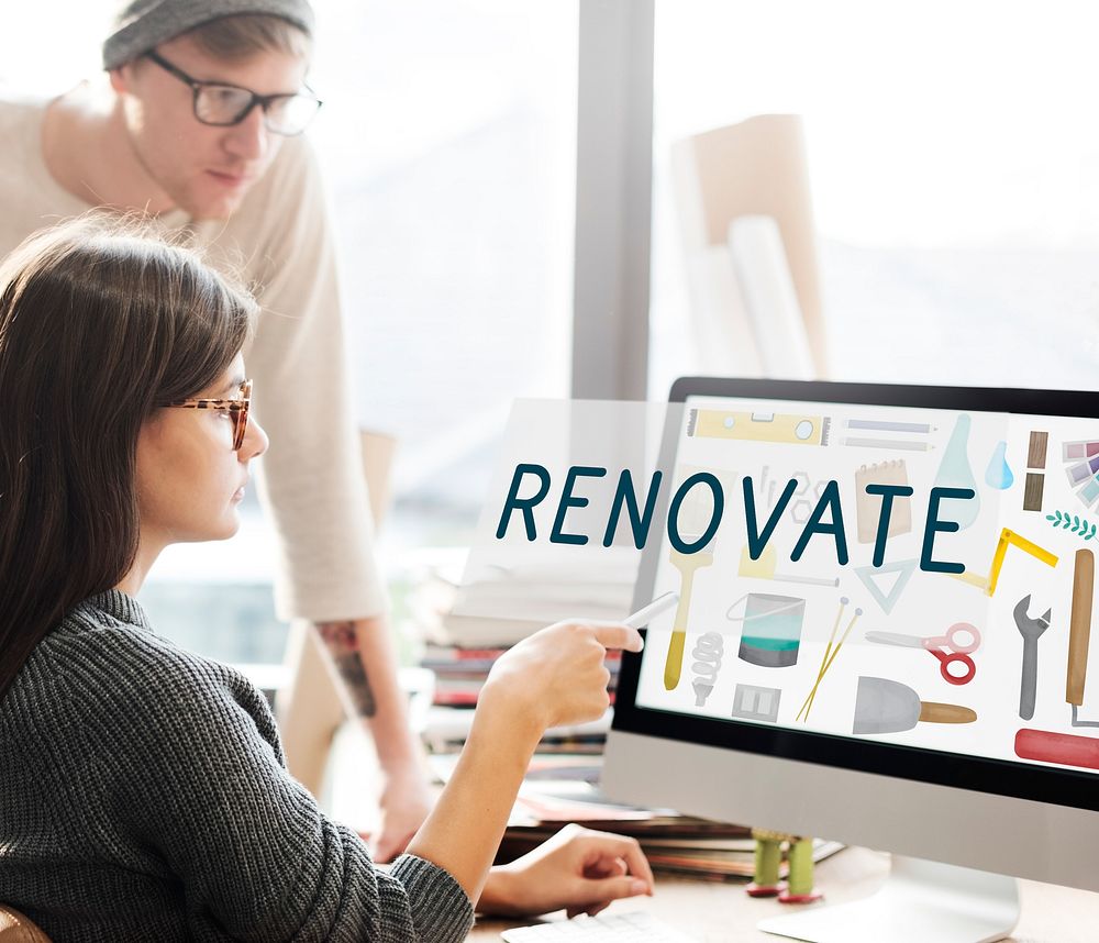 Renovate Decorating Construction Composition Concept | Premium Photo ...