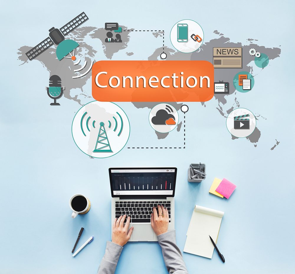 Connection Communication Interconnection Concept | Premium Photo - rawpixel