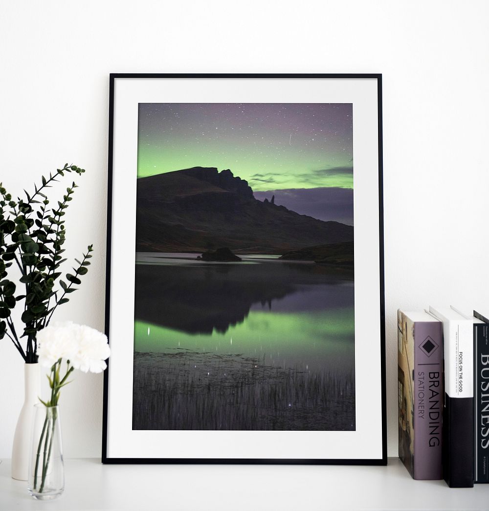 Aurora borealis frame, home decoration | Premium Photo - rawpixel