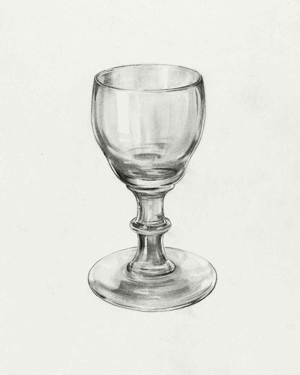 Glass (ca. 1936) Lillian Causey | Free Photo Illustration - rawpixel