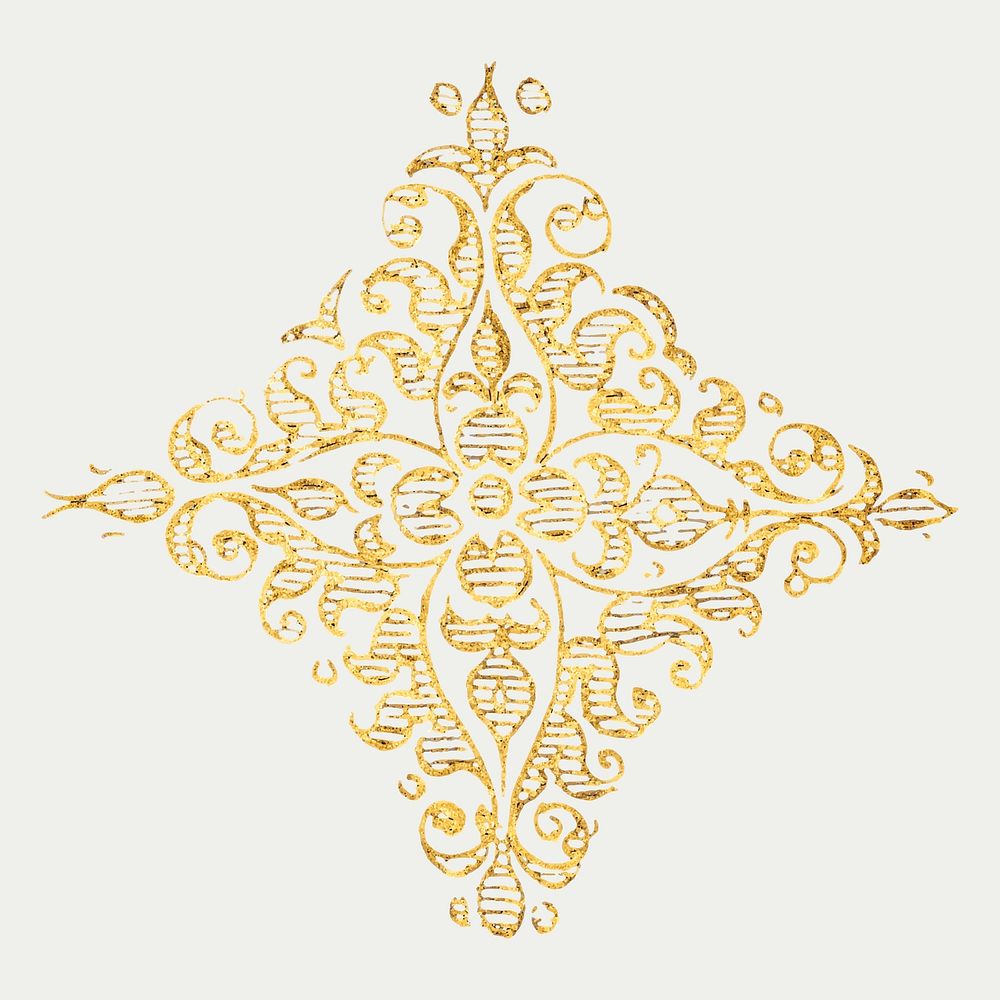 Medieval gold emblem vector badge | Premium Vector - rawpixel