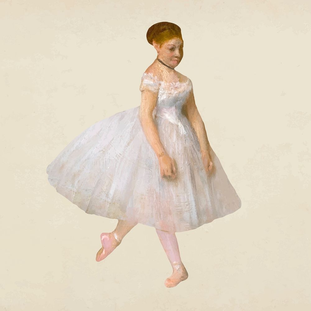 Ballerina vector, remixed artworks famous | Premium Vector Illustration ...