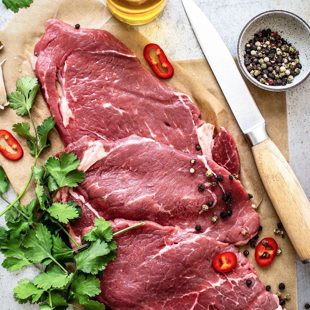 Raw beef preparing be cooked | Premium Photo - rawpixel