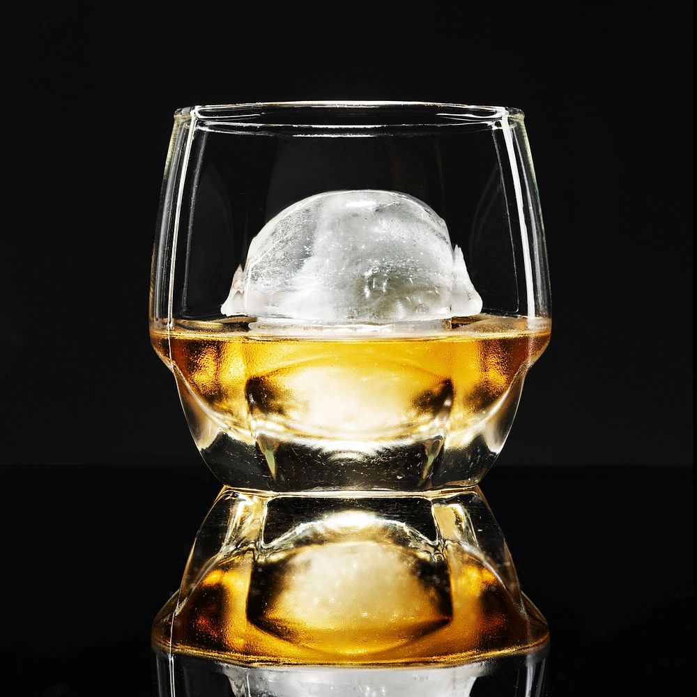 Whisky with sphere ice fancy | Free Photo - rawpixel