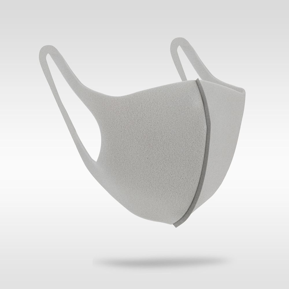 Gray soft Polyurethane foam face | Premium PSD Mockup - rawpixel