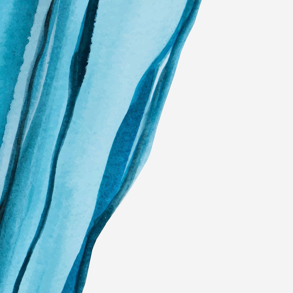 Ombre blue watercolor border vector | Premium Vector - rawpixel
