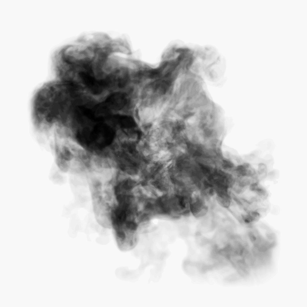 Black smoke vector textured effect, | Premium Vector - rawpixel