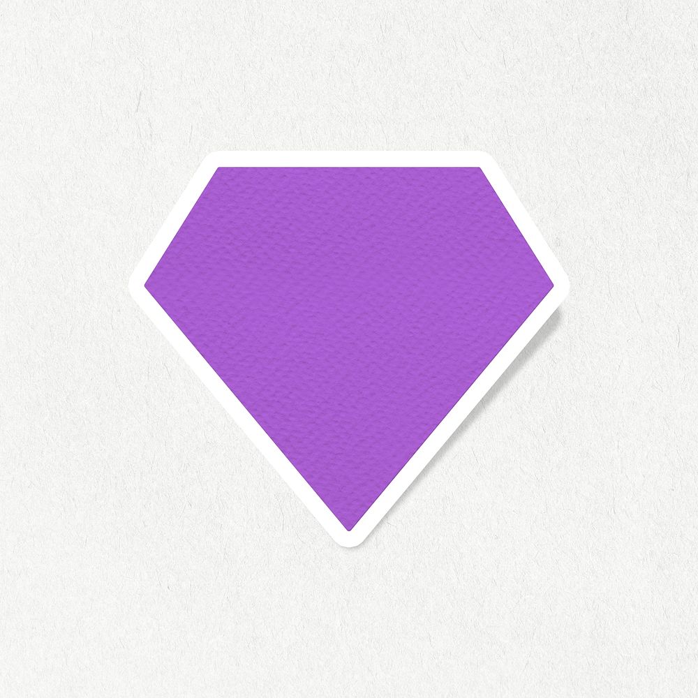 Purple textured paper diamond shaped | Premium PSD - rawpixel