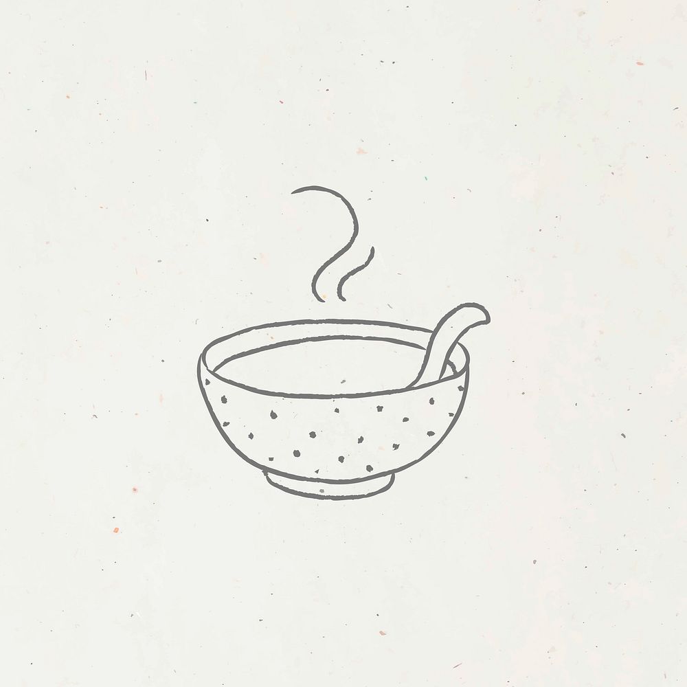 Doodle soup bowl design resource | Premium Vector Illustration - rawpixel