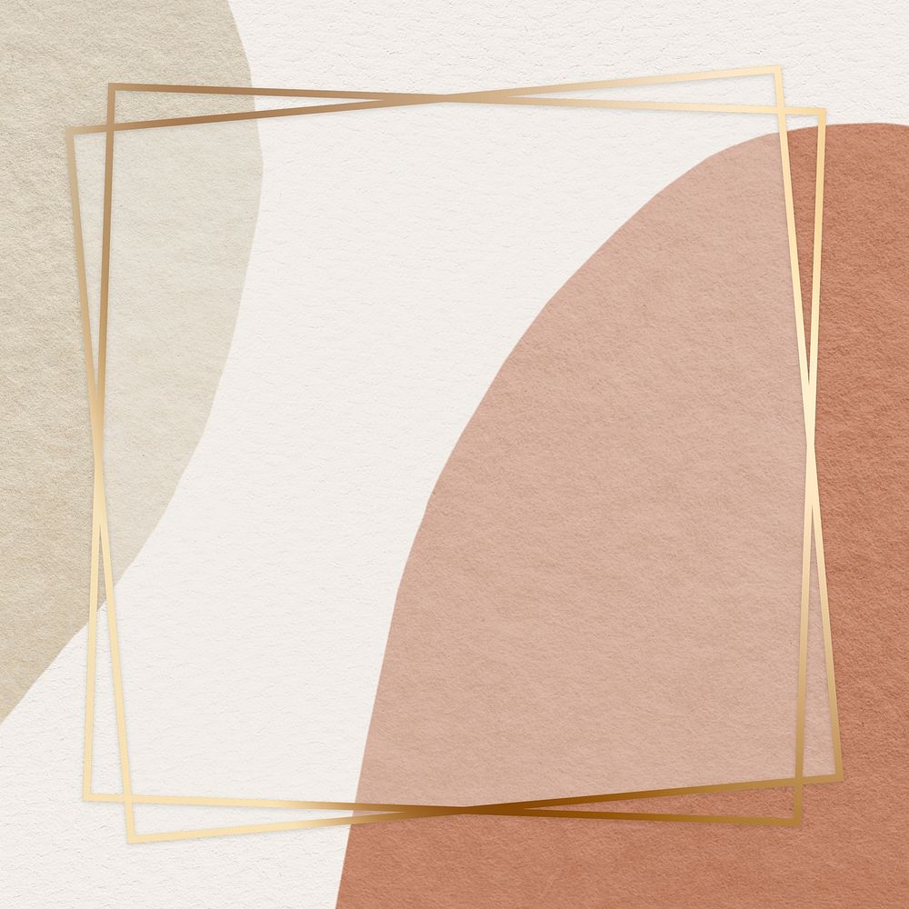 Gold frame earth tone abstract | Premium Photo - rawpixel