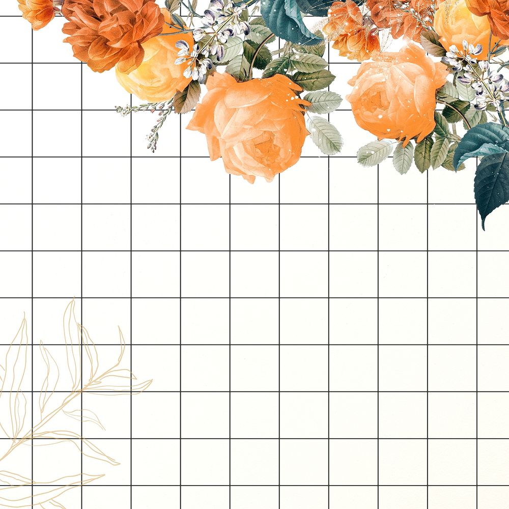Flower background aesthetic beautiful frame, | Free Photo - rawpixel