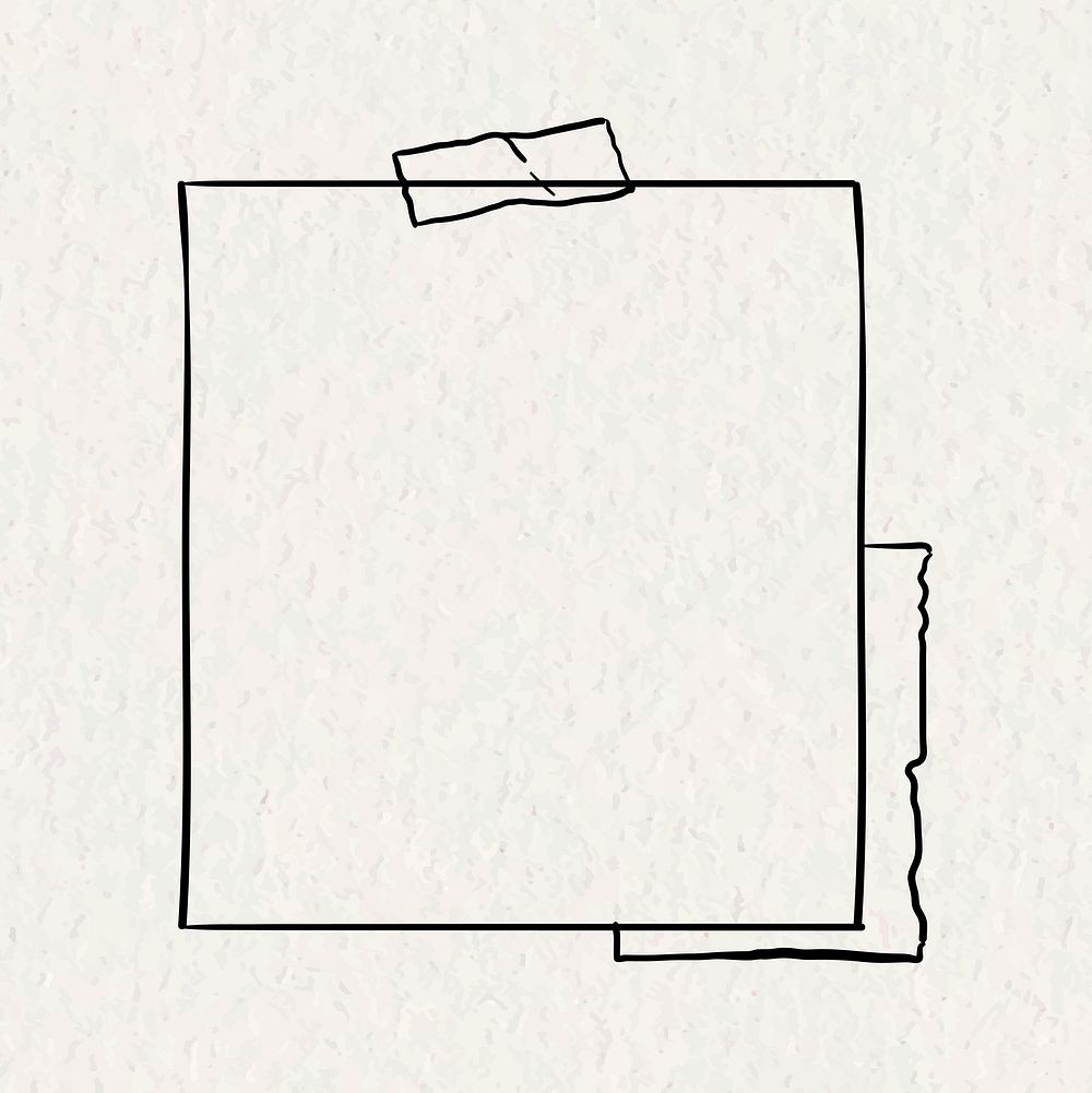 Sticker note, paper hand drawn | Free Photo - rawpixel