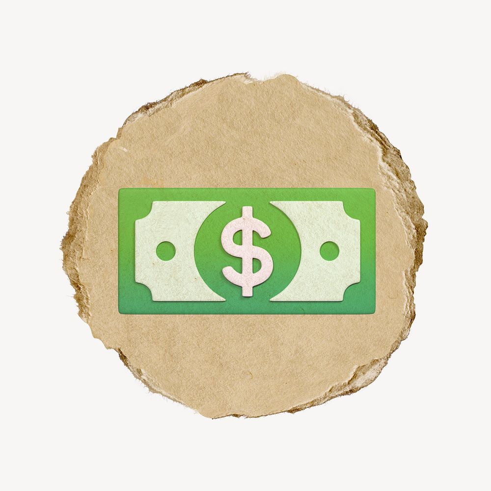 Dollar bill, money, 3D ripped | Premium PSD - rawpixel