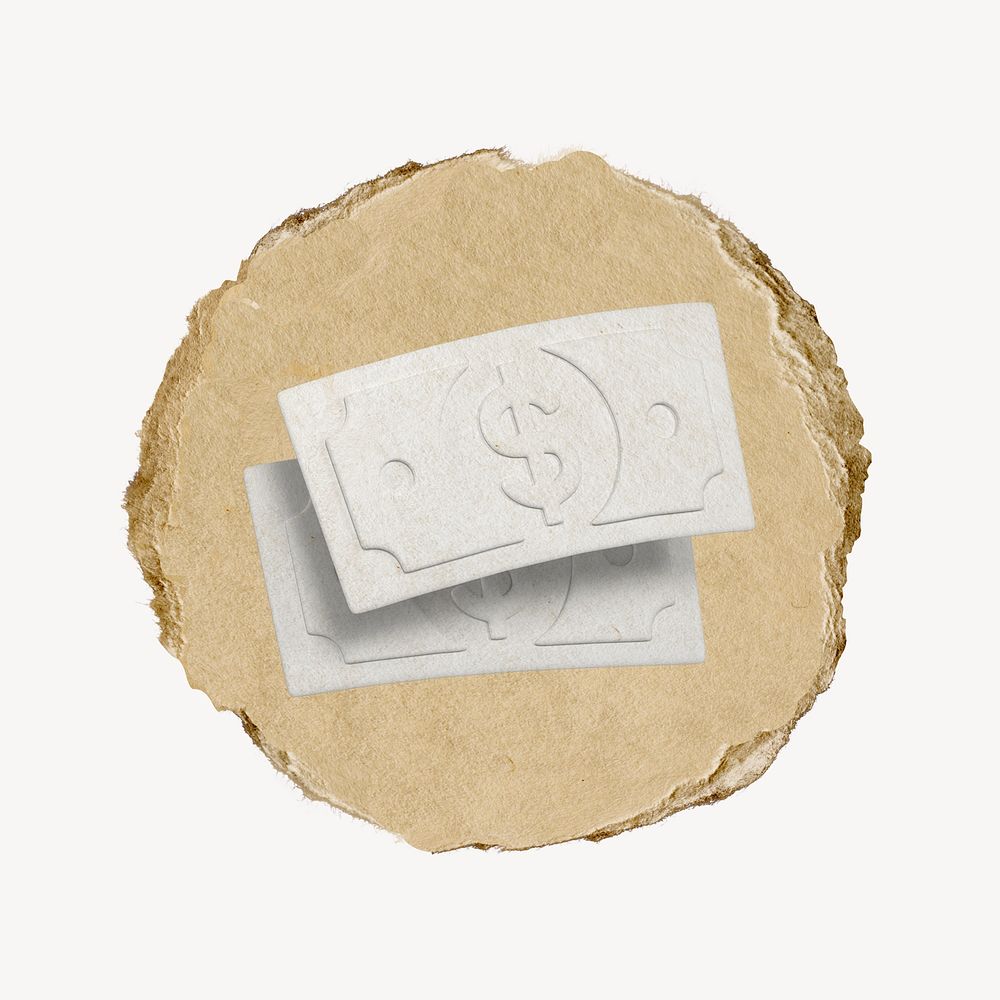 Dollar bills, money, 3D ripped | Premium PSD - rawpixel