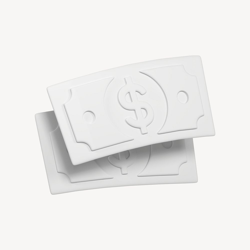 Money icon, 3D minimal illustration | Premium Icons Illustration - rawpixel