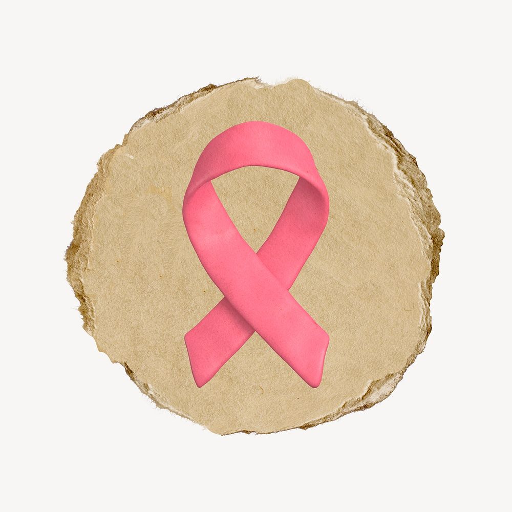 Awareness ribbon, 3D ripped paper | Free Photo - rawpixel