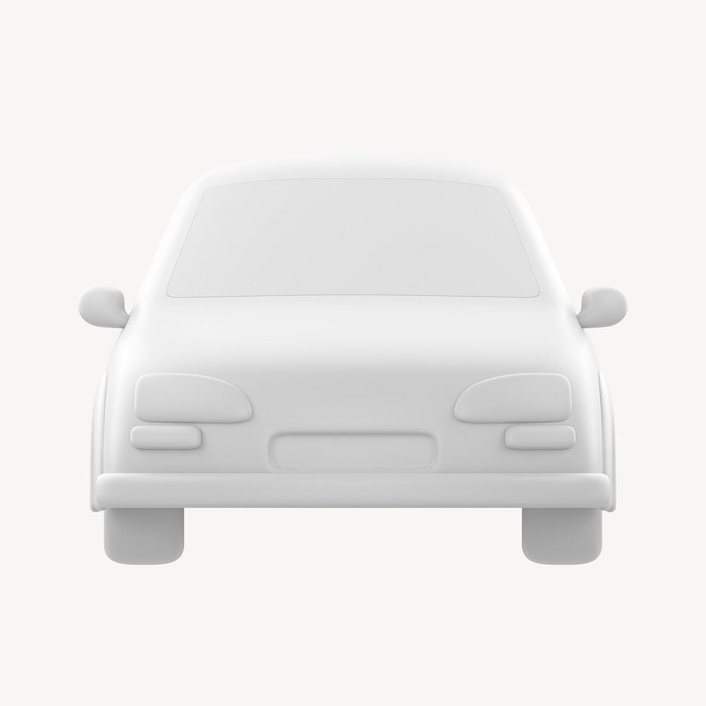 Car icon, 3D minimal illustration | Free Icons Illustration - rawpixel