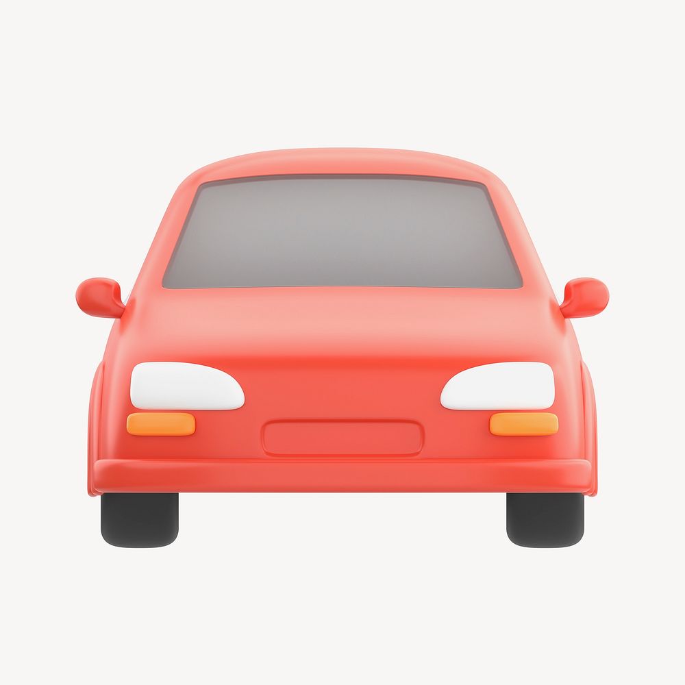 Car icon, 3D rendering illustration | Free Icons Illustration - rawpixel