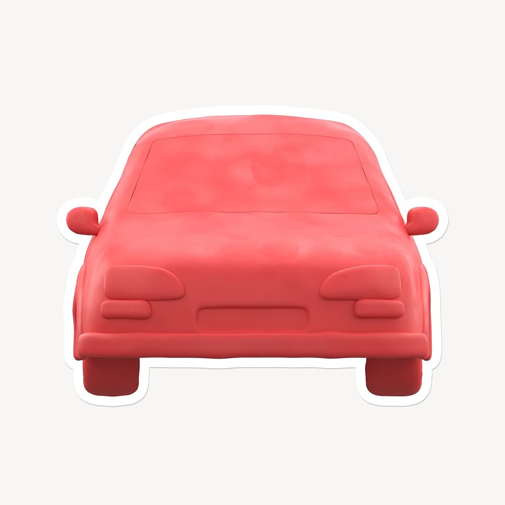 Car, vehicle, 3D clay texture | Free Photo - rawpixel