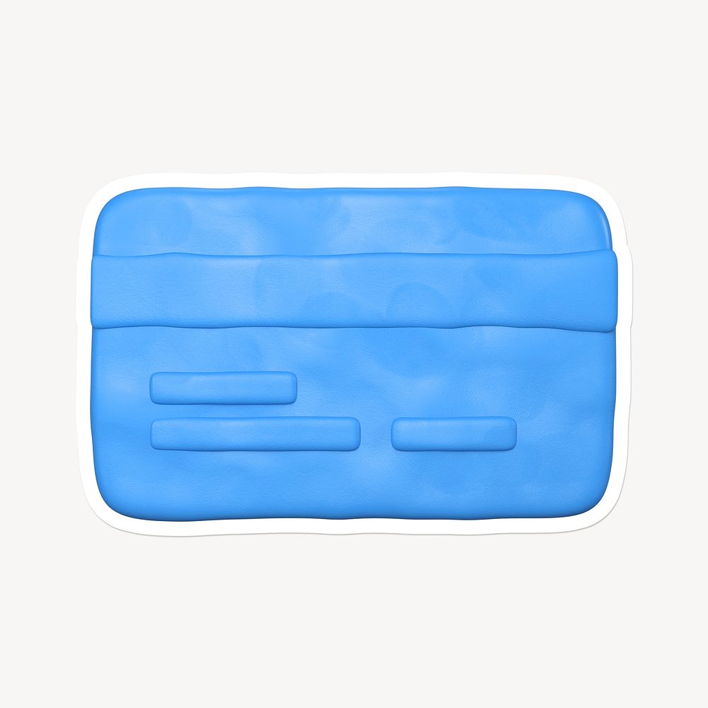 Credit card, 3D clay texture | Free Photo - rawpixel