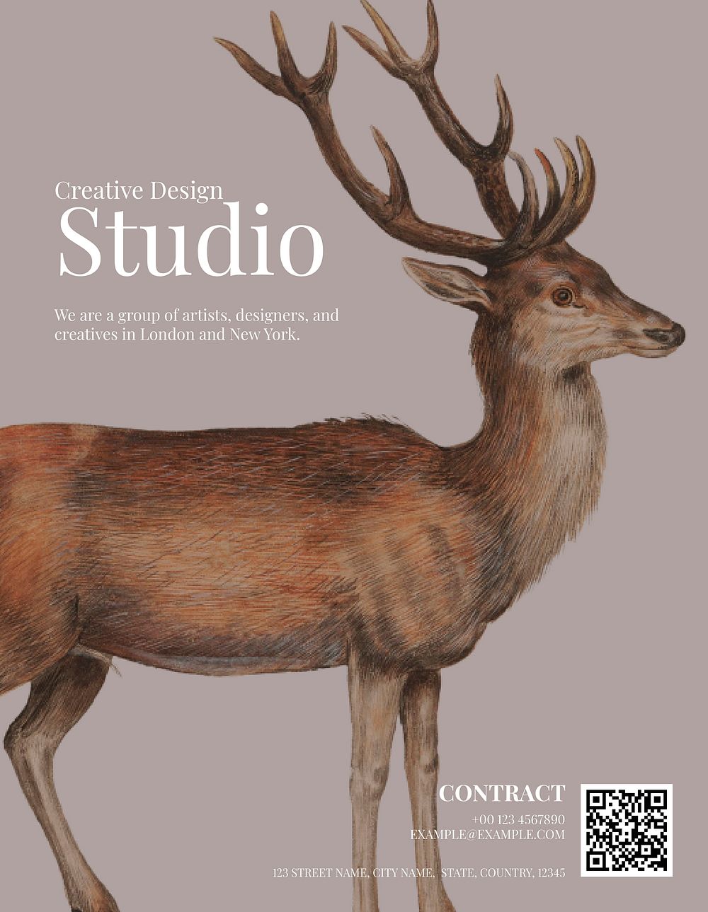 Art studio flyer template vector | Premium Vector Template - rawpixel