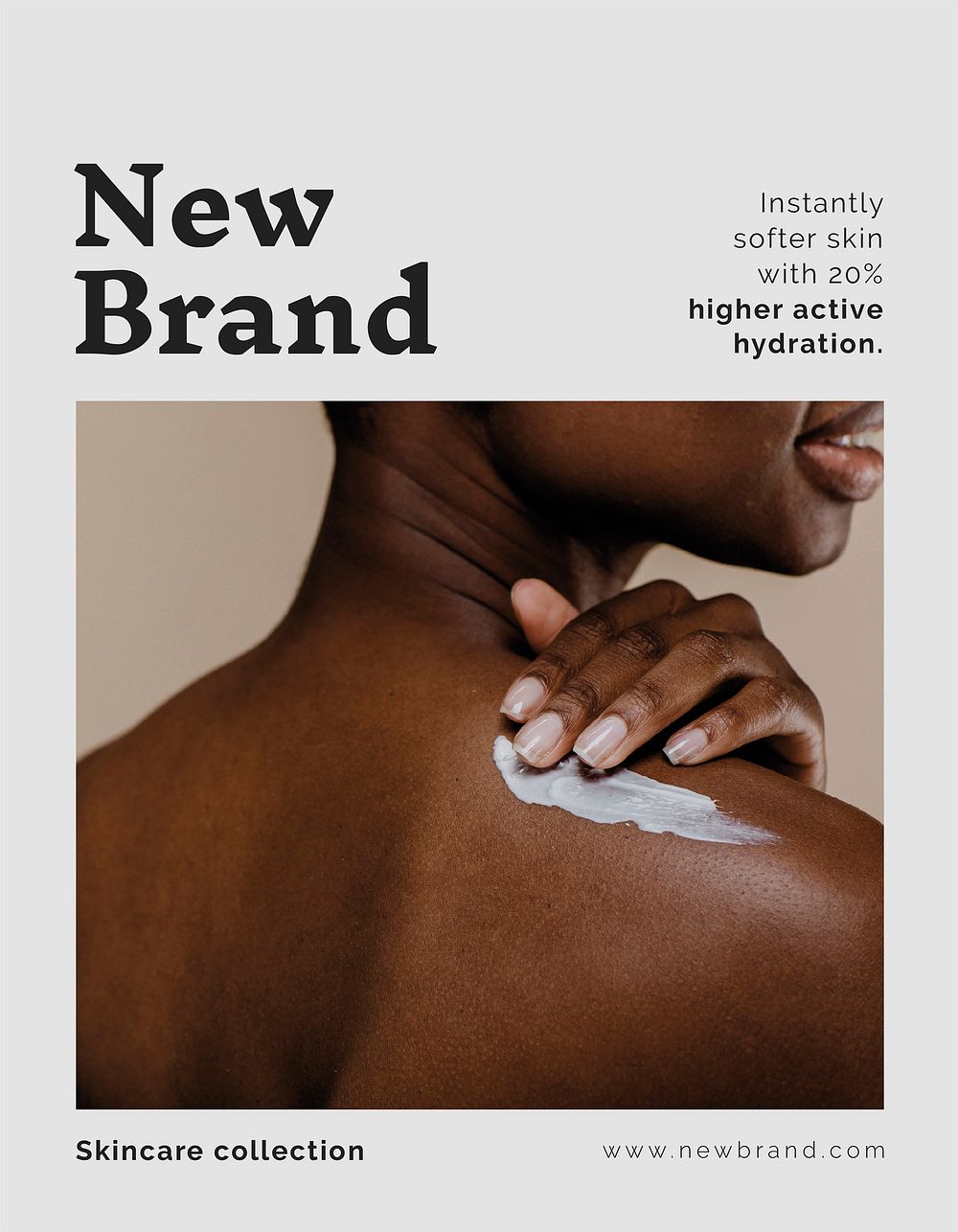 Skincare business flyer template, cosmetics | Premium Vector Template ...
