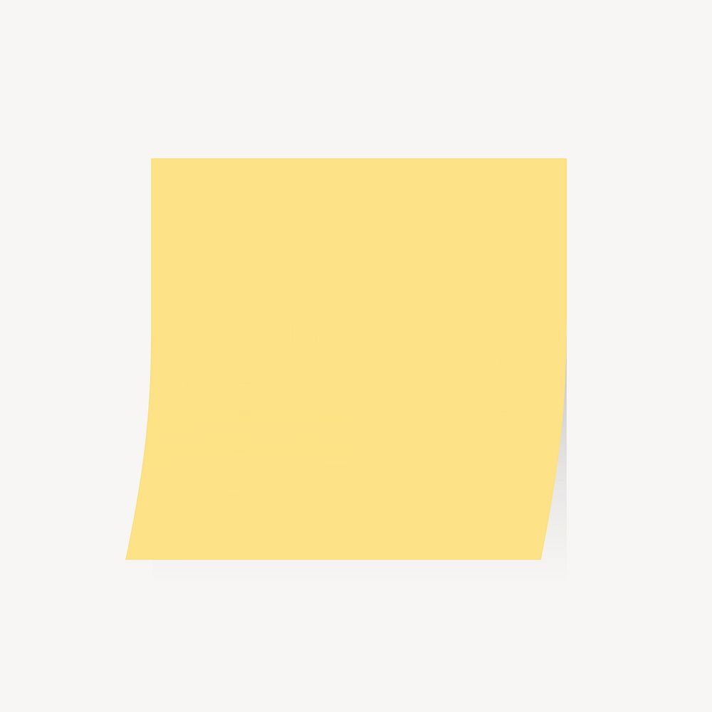 Yellow sticky note clipart, cute | Free Photo - rawpixel
