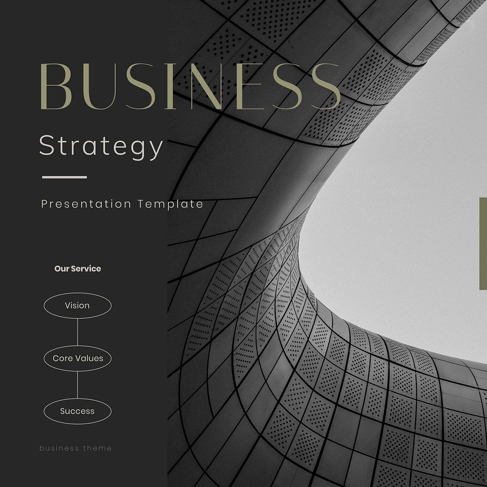 Business strategy Instagram post template, | Premium Vector Template ...