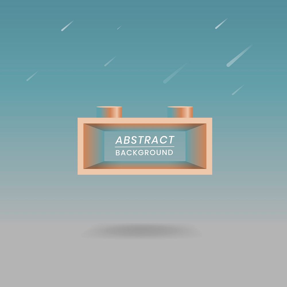 Abstract geometric rectangle shape vector | Premium Vector - rawpixel