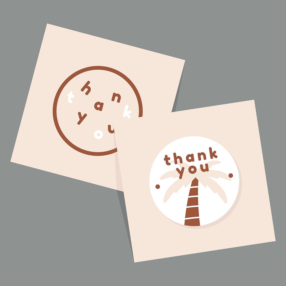 Tropical greetings sticker label collection | Premium Vector - rawpixel