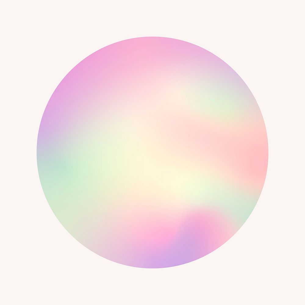 Colorful round gradient element vector | Premium Vector - rawpixel