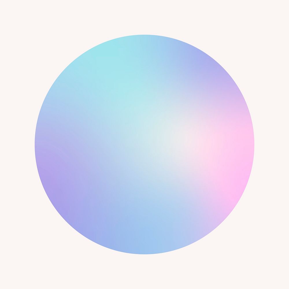 Colorful round gradient element vector | Premium Vector - rawpixel