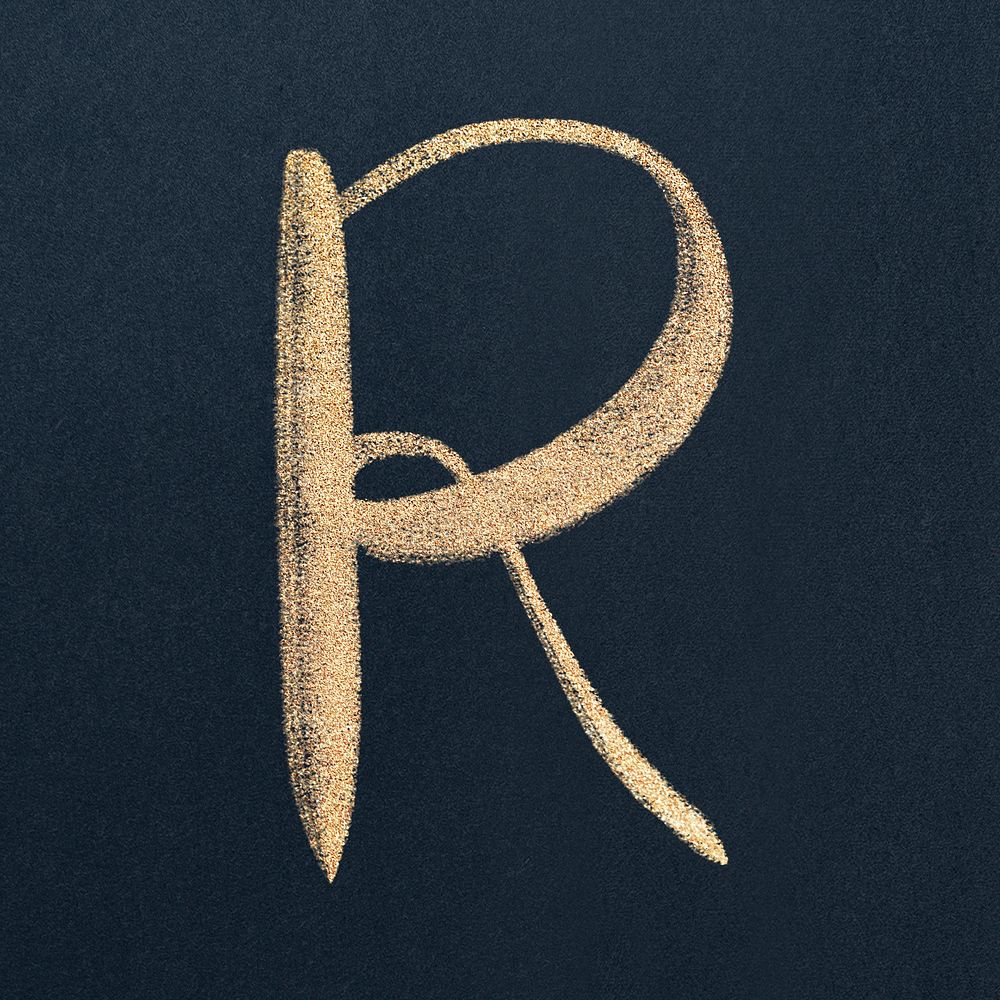 Letter r brush stroke psd | Premium PSD - rawpixel