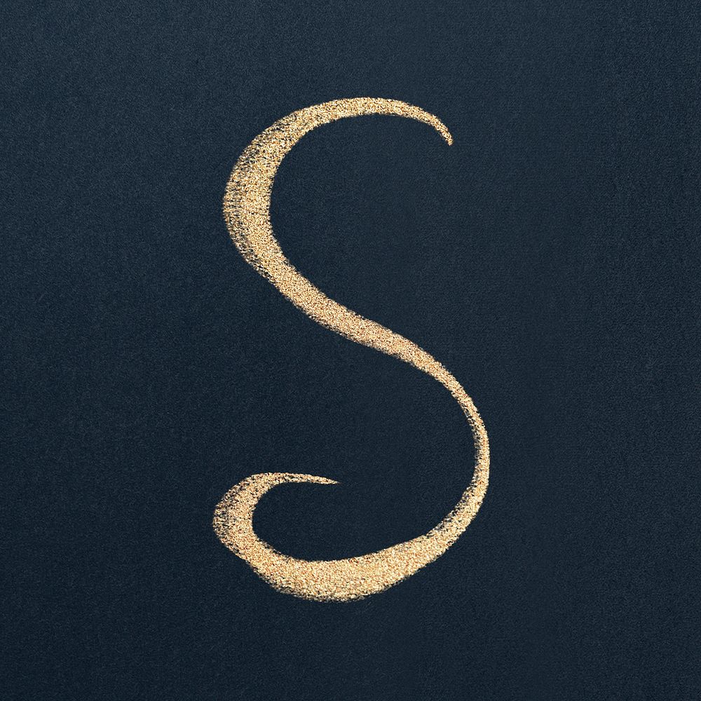 Letter s brush stroke psd | Free PSD - rawpixel