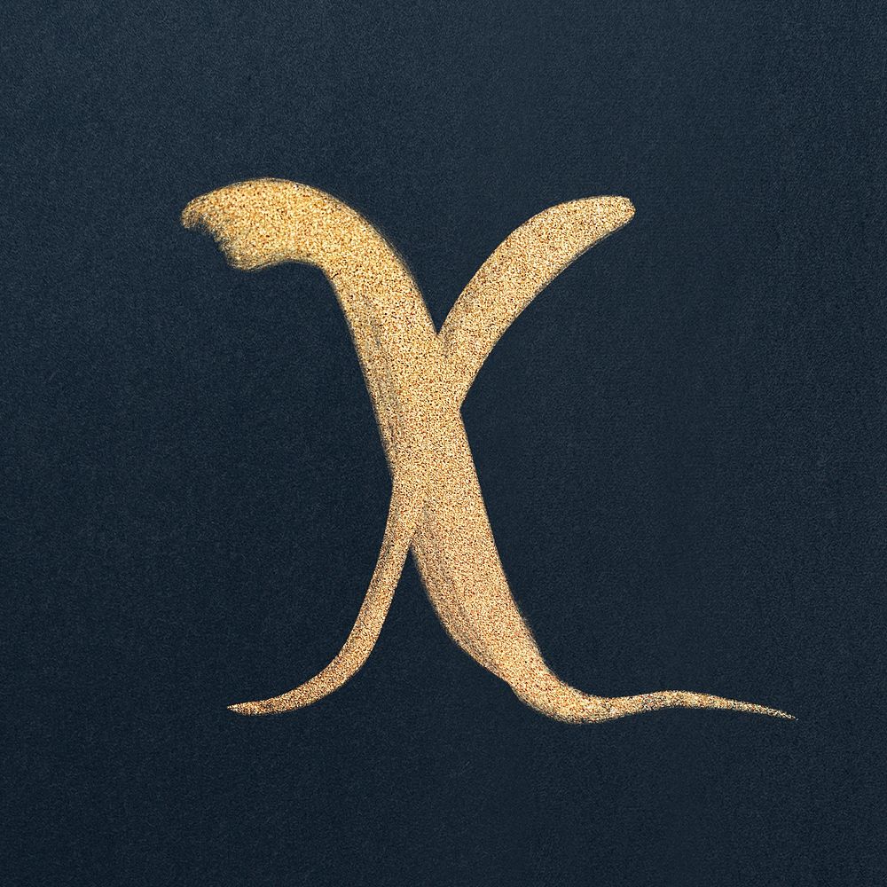 Letter x typography psd brush | Free PSD - rawpixel