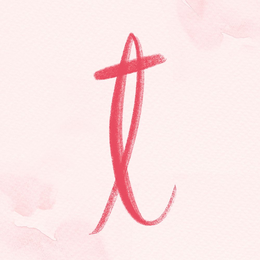 Letter t cursive hand drawn | Free Photo - rawpixel