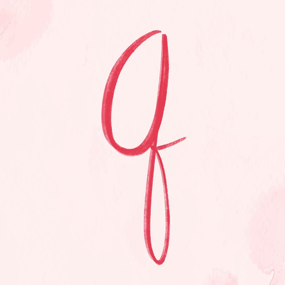 Hand drawn letter q lettering | Premium Vector - rawpixel