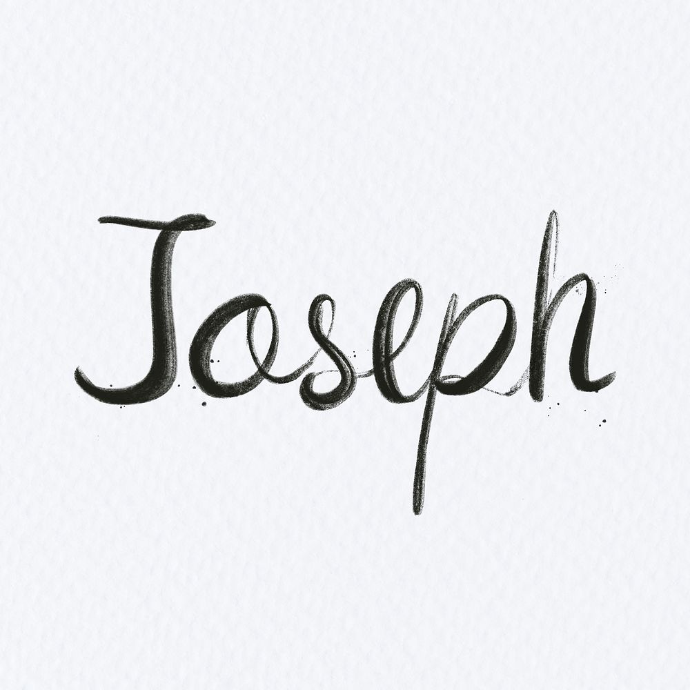 Hand drawn Joseph font psd | Premium PSD - rawpixel